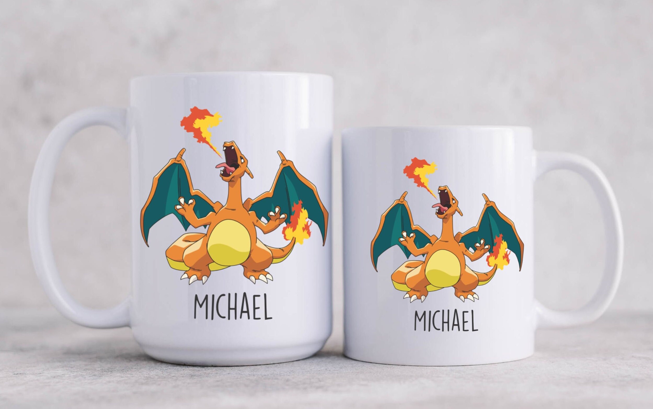 Charizard Mug Pokemon Fun Gift Coffee Mug Teenager Young - Etsy