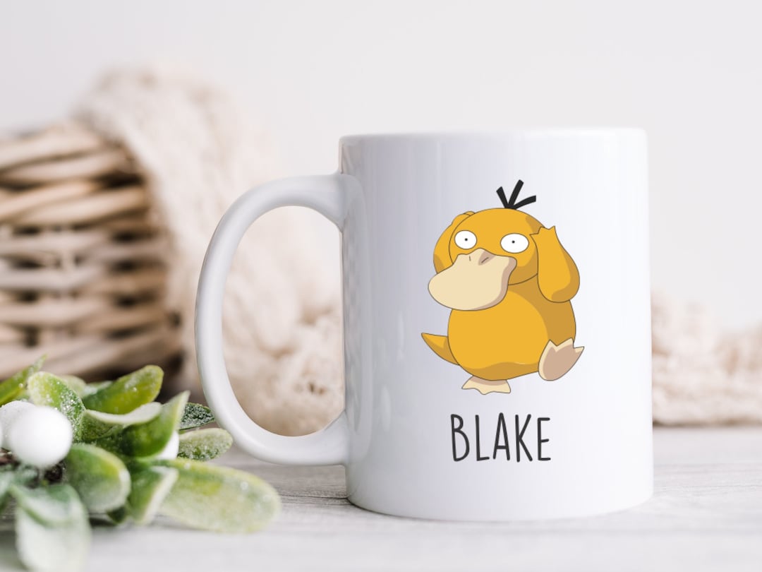 Psyduck Mug Pokemon, Fun Gift, Coffee Mug, Teenager, Young Adult Mug ...