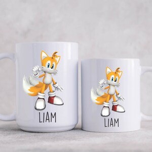 Tails From Sonic Mug | Tails the Hedgehog, Fun Gift, Coffee Mug ...