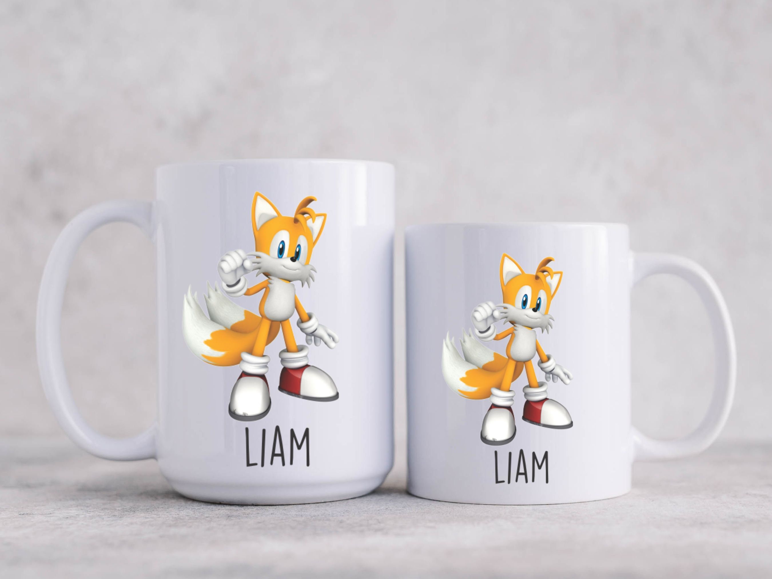 Tails From Sonic Mug Tails the Hedgehog, Fun Gift, Coffee Mug, Teenager ...