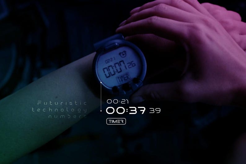 Researcher Font - Futuristic Font, Geometric Font, Sci-fi Font ...