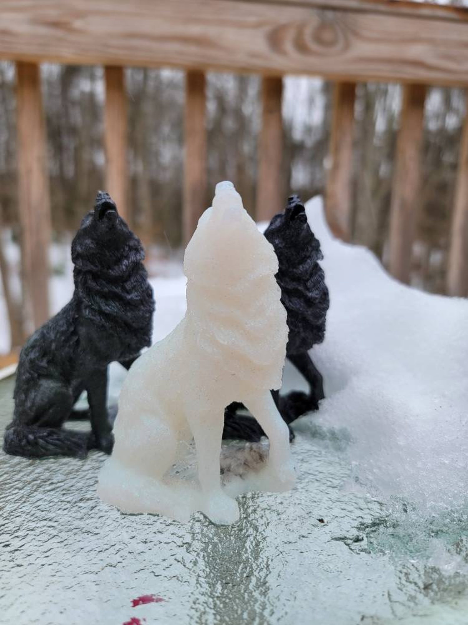 Howling Wolf Figure - Etsy