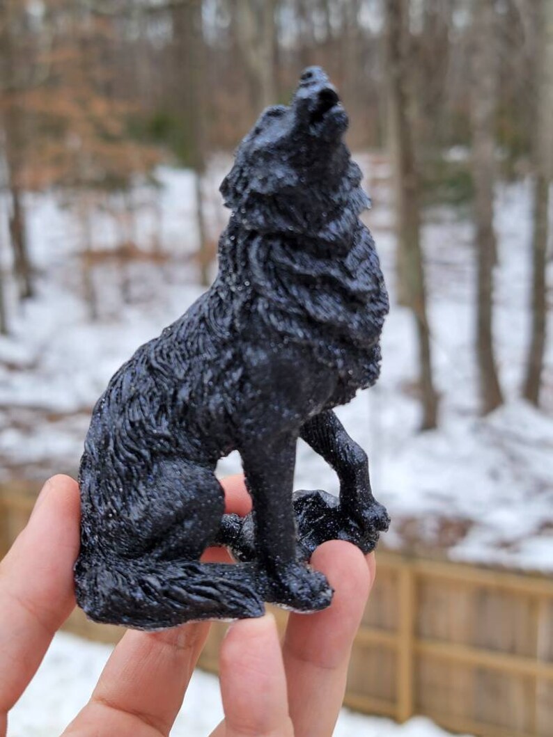 Howling Wolf Figure - Etsy