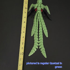 Articulated Quetzal Bird 3d Printed Fidget Friend - Etsy