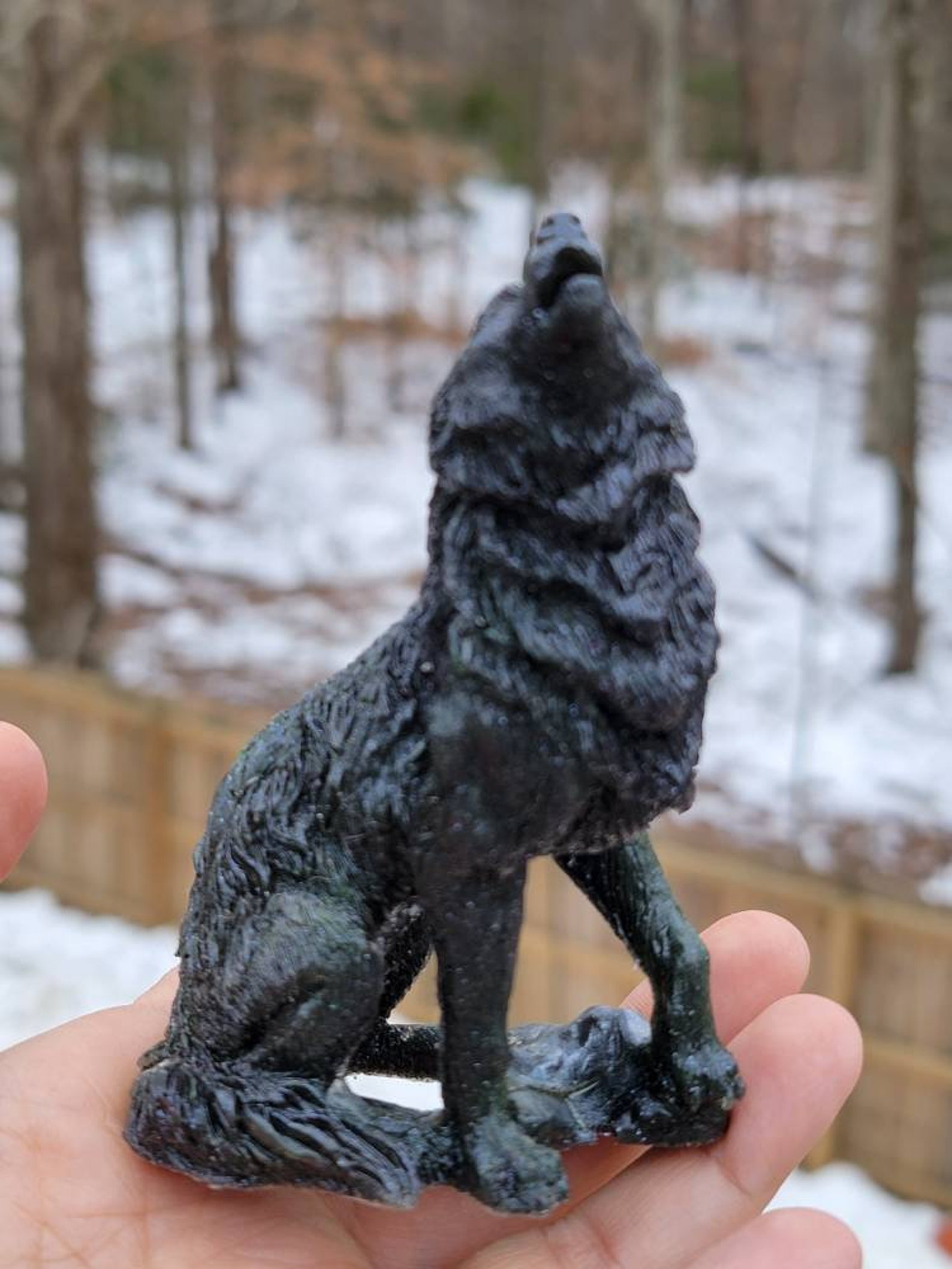 Howling Wolf Figure - Etsy