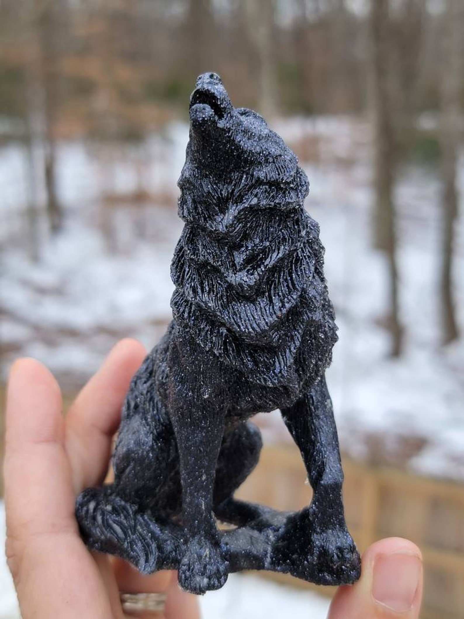 Howling Wolf Figure - Etsy