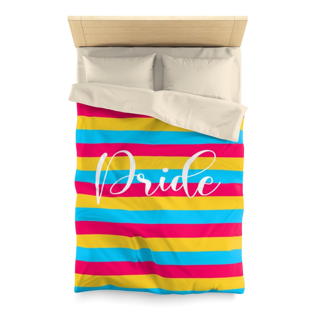 Pansexual Pride Duvet Gay Pride Pansexual Bi Pride - Etsy