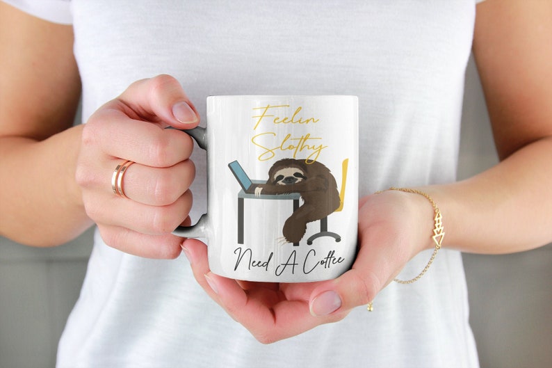 Sloth Mug, Sloth, Sloth Gifts, Mug, Coffee Mug, Ceramic Mug, Coffee ...