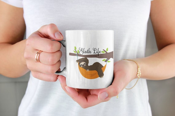 Sloth Mug Sloth Sloth Gifts Mug Coffee Mug Ceramic Mug - Etsy