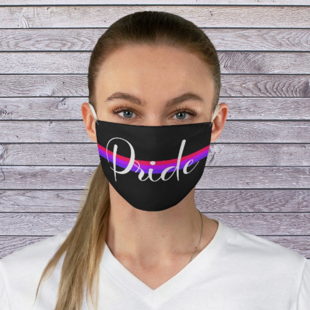Bi Pride, Face Mask, Bi Pride Mask, Bi Pride Flag, Face Mask, Reusable ...