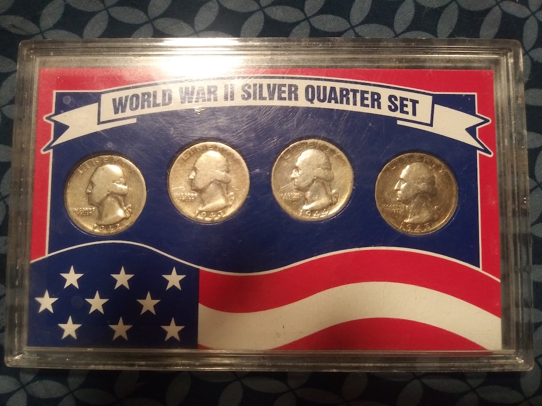 Silver Quarters Silver US Coins Silver Quarter Set Silver Quarters ...