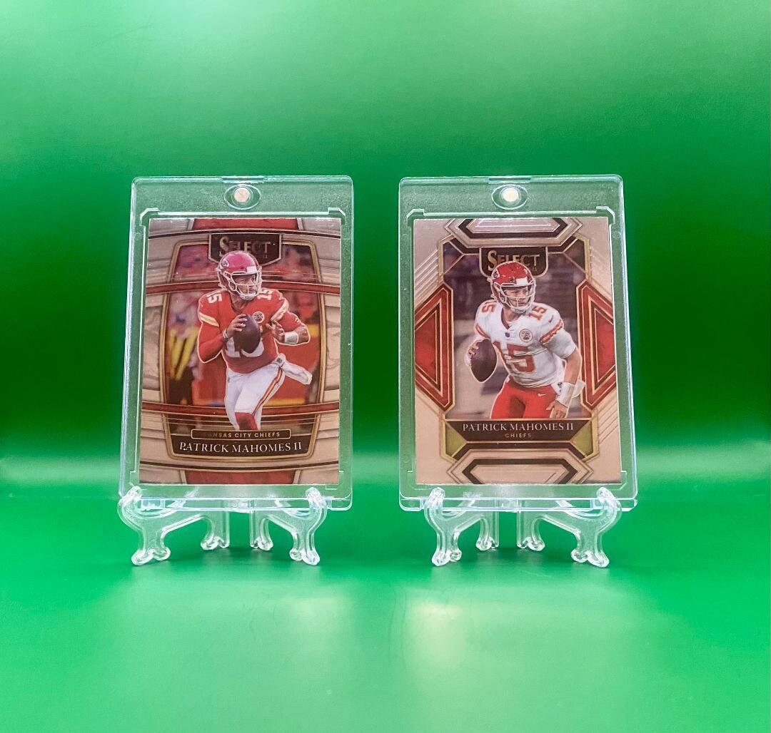 Patrick Mahomes II Authentic PREMIUM Chrome Football Card Stand/acrylic ...