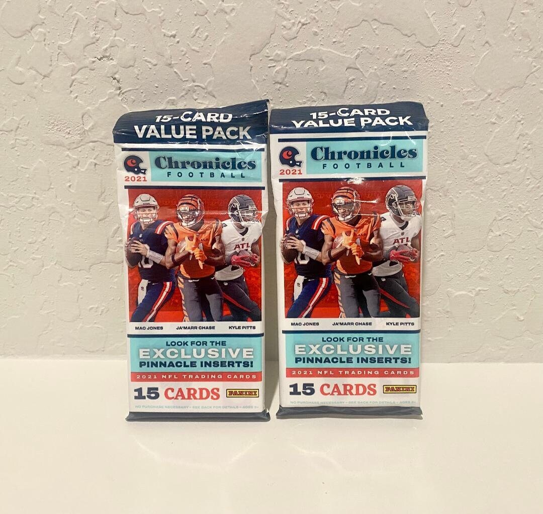 2 Pack Lot of 2021 Panini Chronicles NFL Football Factory Sealed Value ...