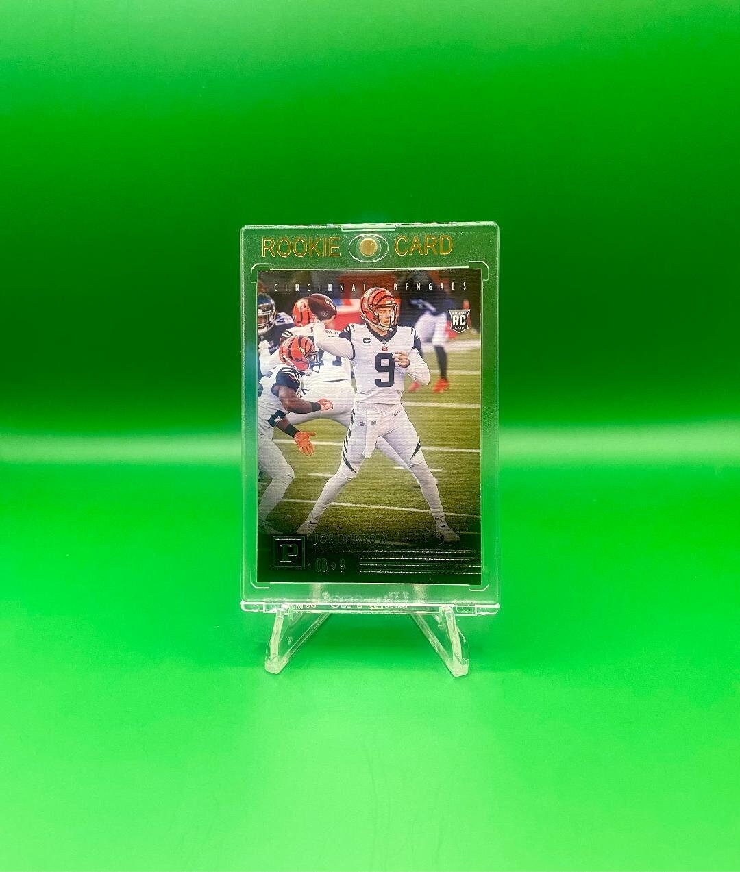 Joe Burrow Rookie Card Original 2020 RC Stand & rookie Card Acrylic ...