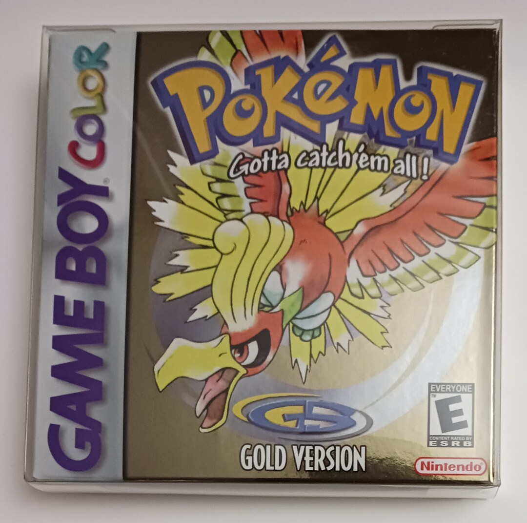 Pokemon/pokémon Gold Gameboy Color Reproduction - Etsy