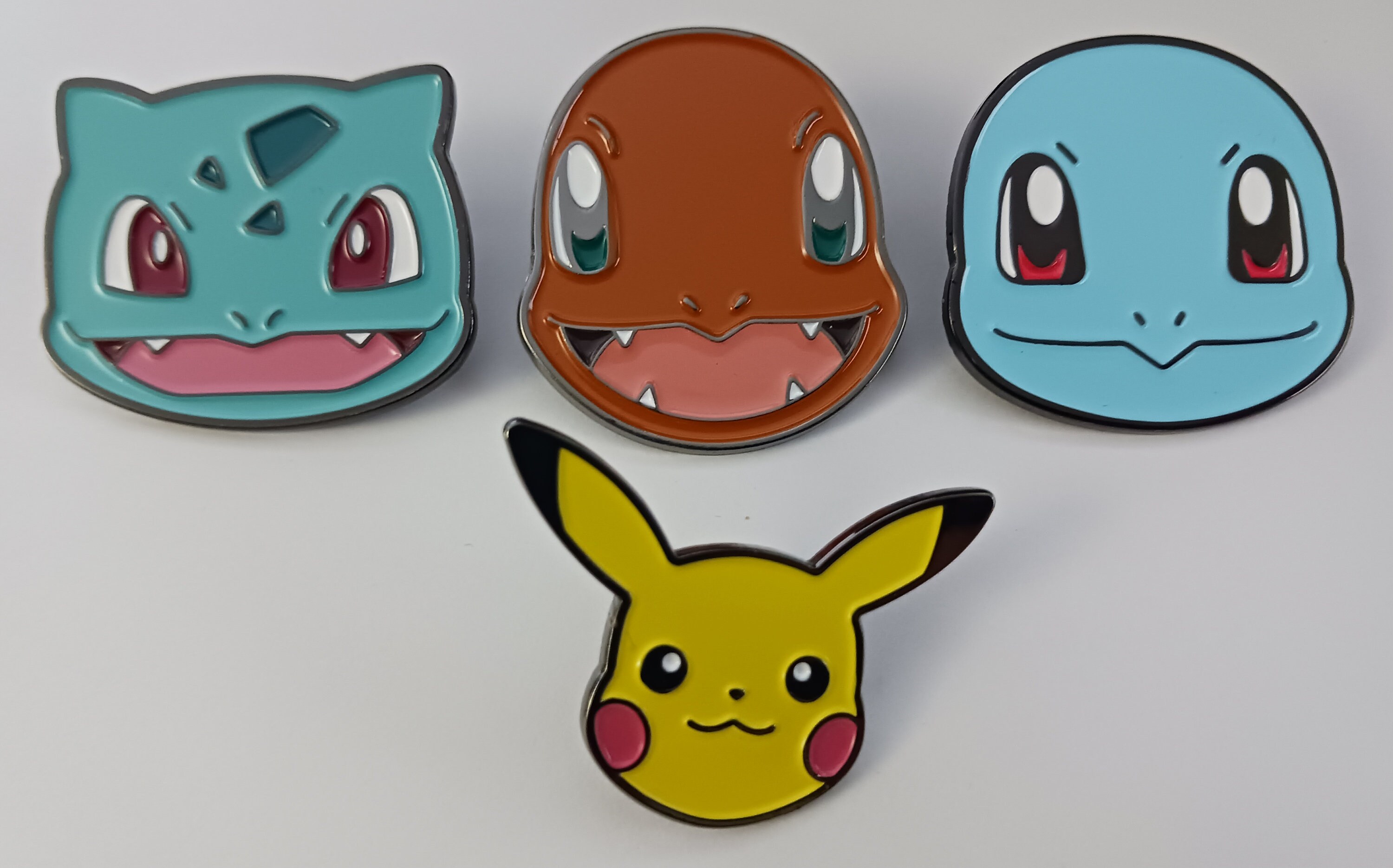 Pokémon/pokemon Gen 1 Starter Enamel Pins Bulbasaur/charmander/squirtle ...