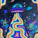 Alien Ufo Rainbow - Medium Canvas Painting - Etsy
