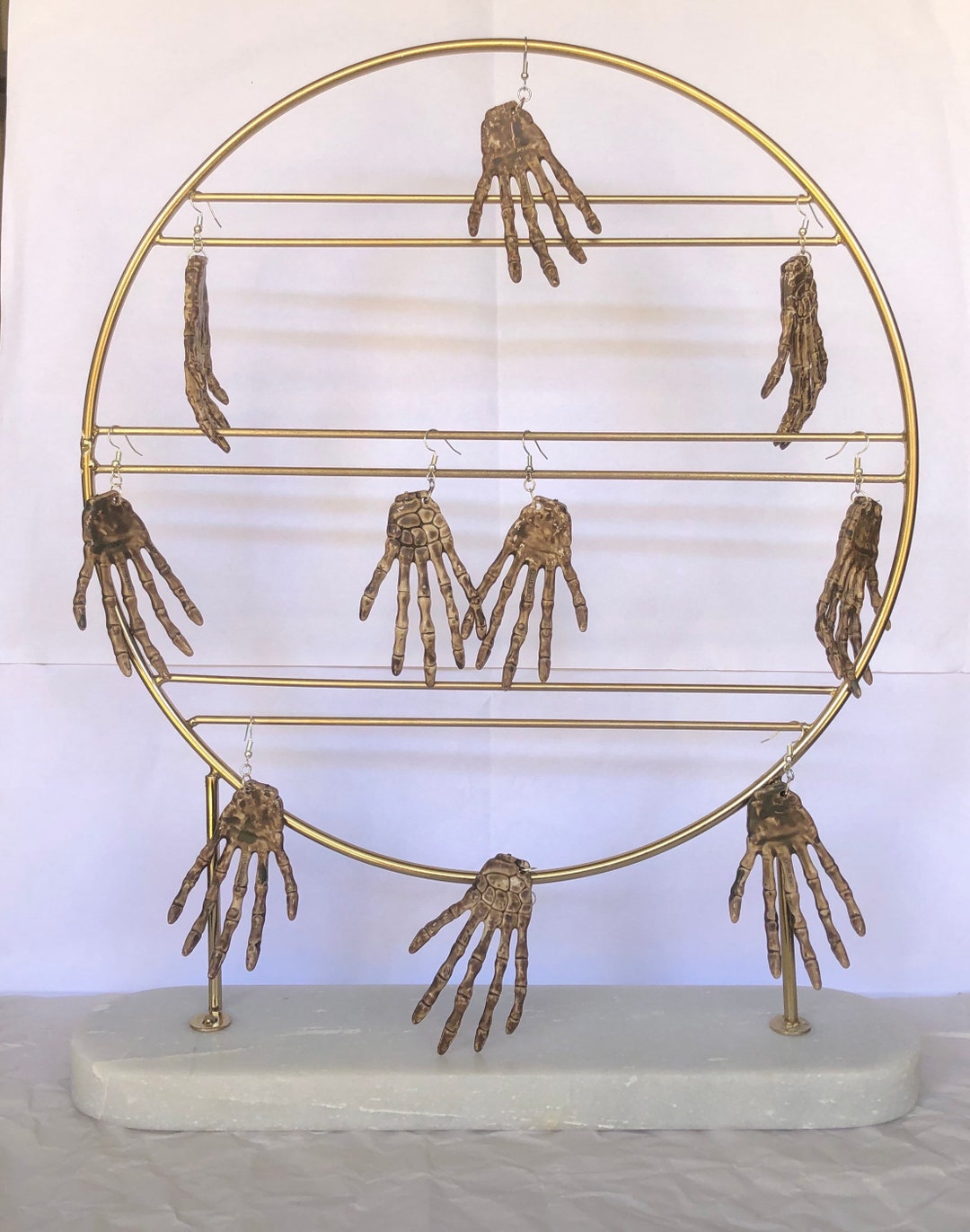 GRUNGE SKELETON HANDS Alternative Earring - Etsy