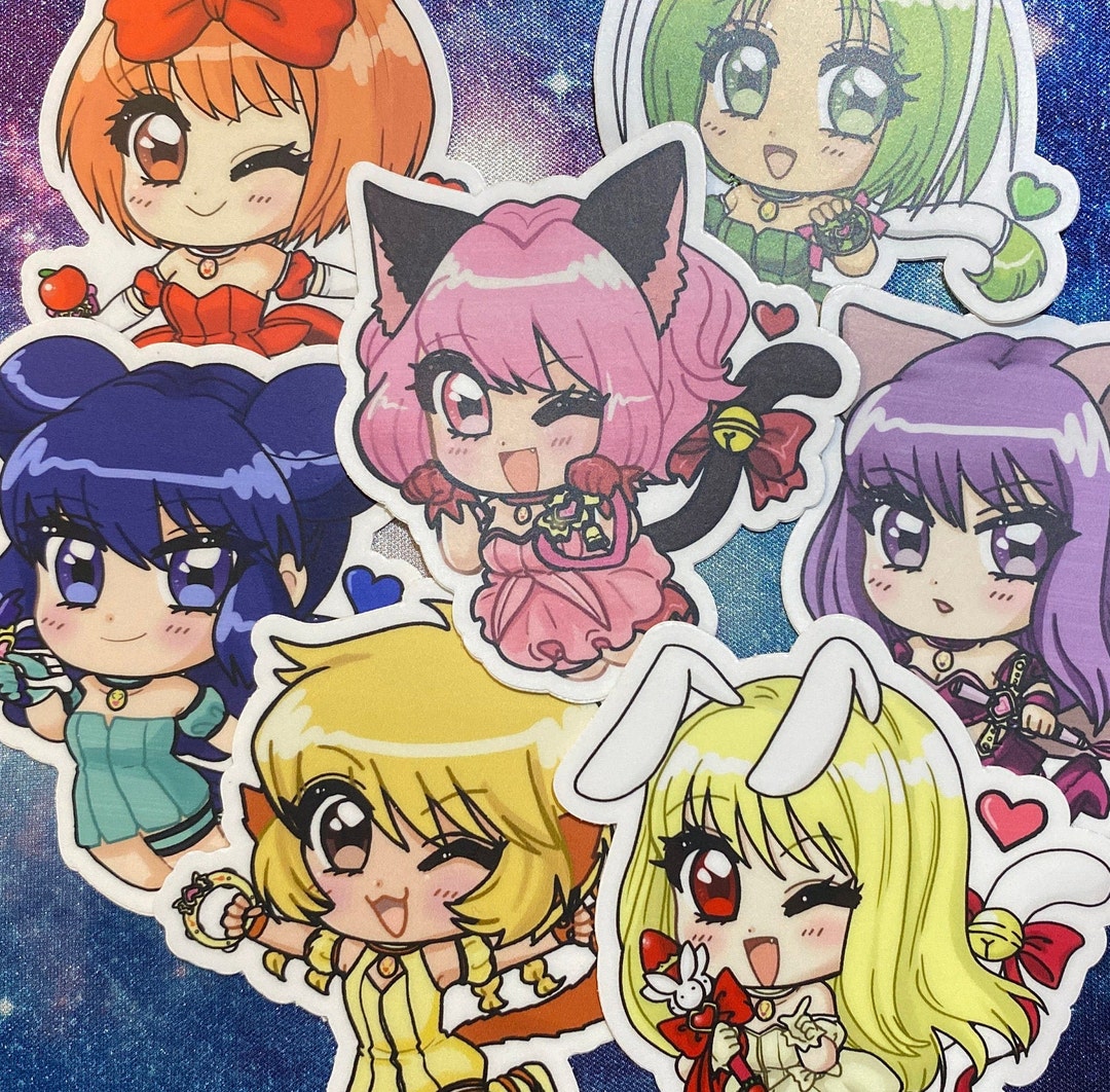 Tokyo Mew Mew Vinyl Laptop Car Decal Stickers - Etsy