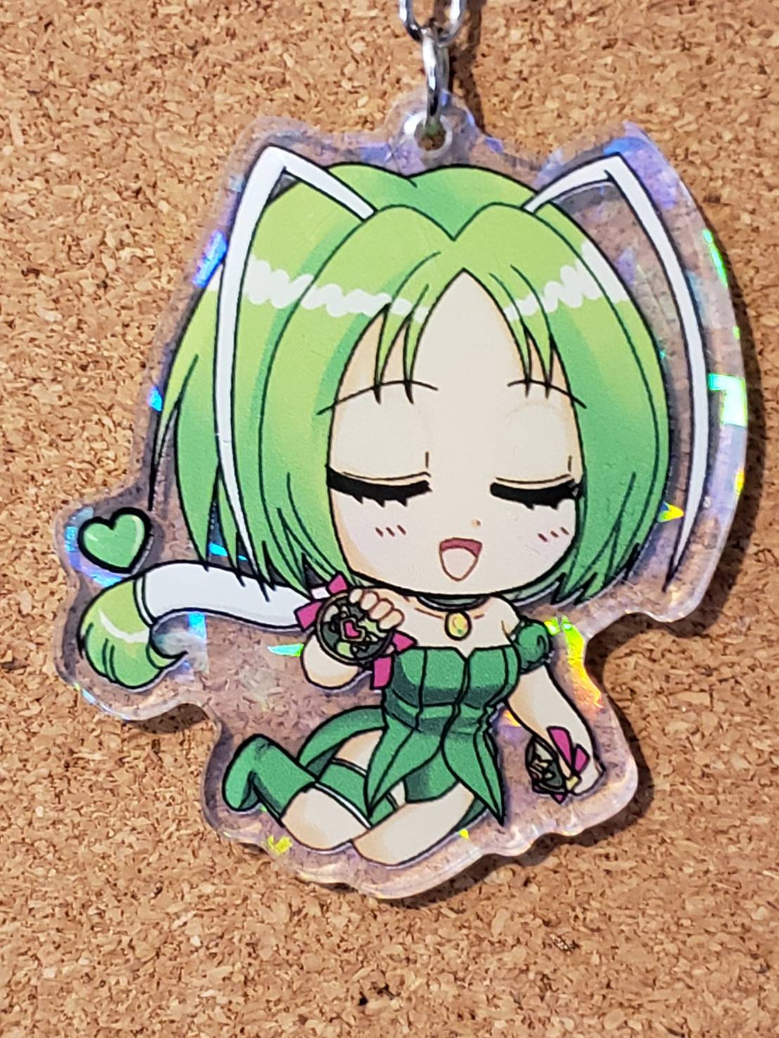 Tokyo Mew Mew Magical Girl Cute Anime Acrylic Keychain Charms - Etsy