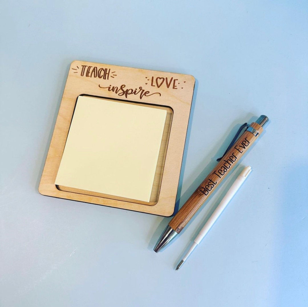 Minimalist Teacher Sticky Note Pad Teacher Appreciation Gift End of ...