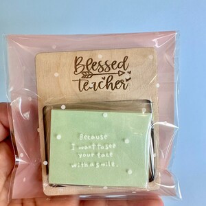 MICRO Minimalist Teacher Sticky Note Pad Teacher Appreciation Gift End ...