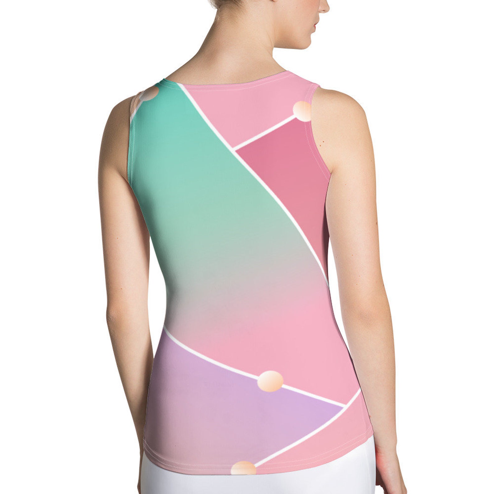 Tank Top, Women's Tank Top, Colorful Tank Top, Women's Tops, Tops ...