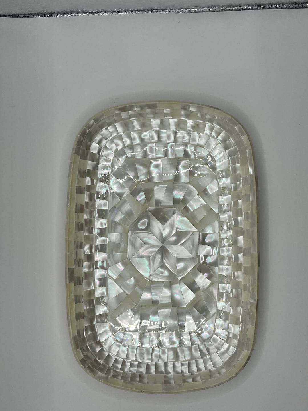 Elegant Mother of Pearl Display Tray Luxurious Home Decor Accent for ...
