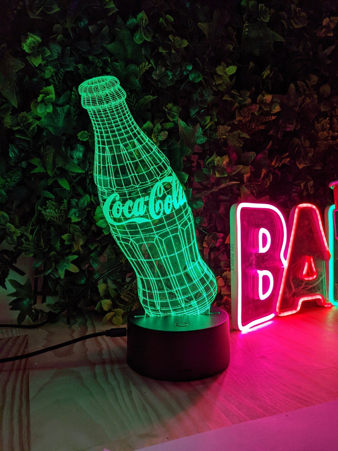 Coca Cola Led Light Perfect for Mancave or Home Bar - Etsy
