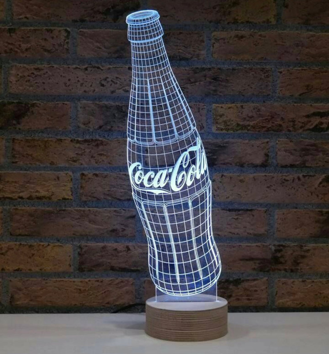 Coca cola led light perfect for mancave or home bar | Etsy