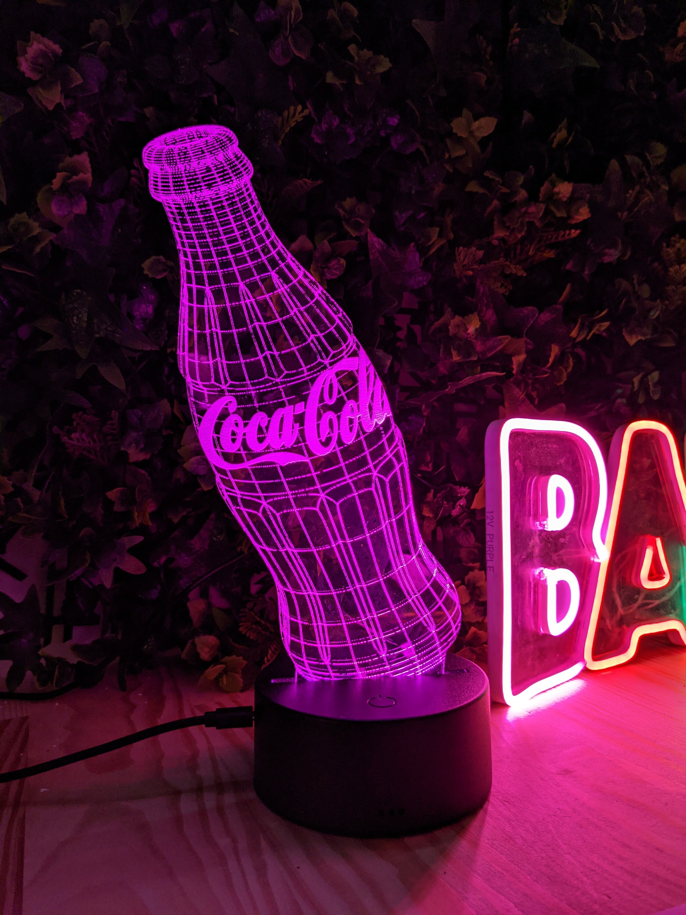 Coca cola led light perfect for mancave or home bar | Etsy