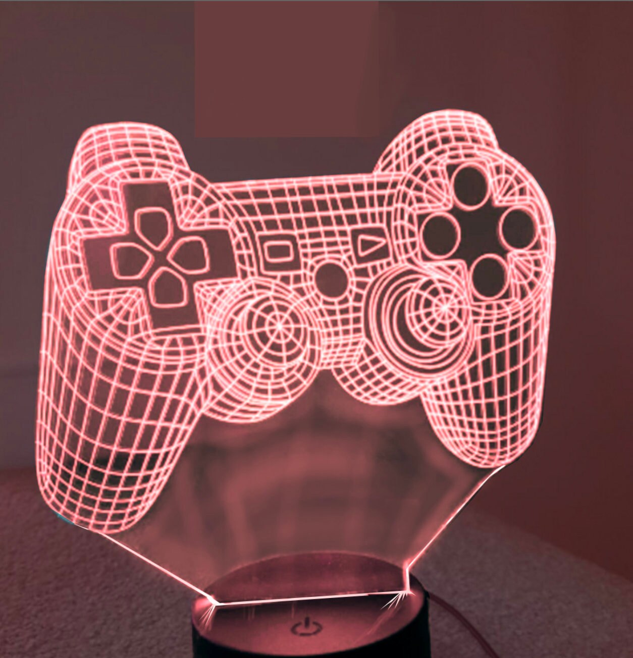 Personalised Playstation Light PS5 PS4 PS3 Controller Shaped | Etsy UK