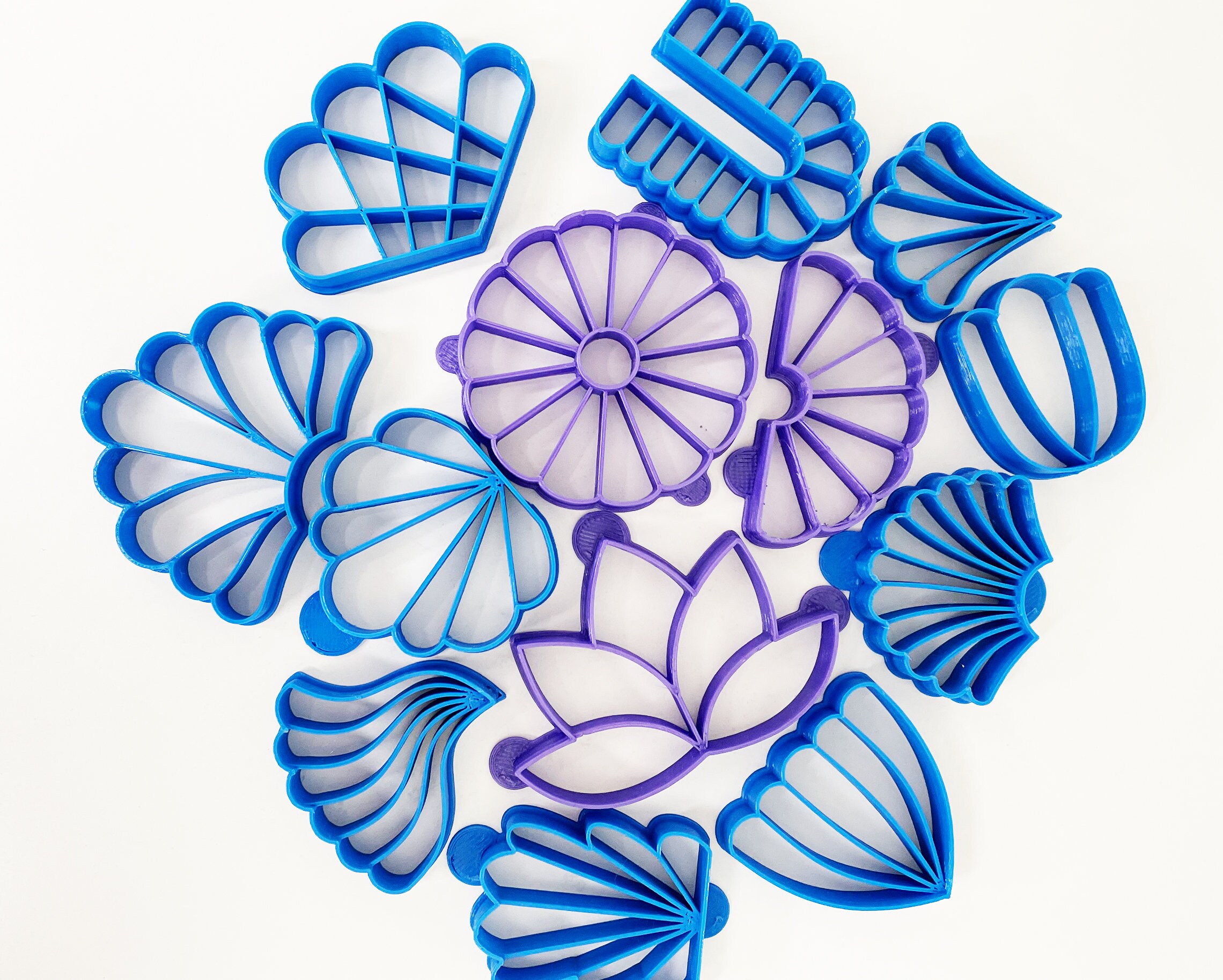 Polymer clay shape cutters BUNDLE Ceramic clay cutters set | Etsy