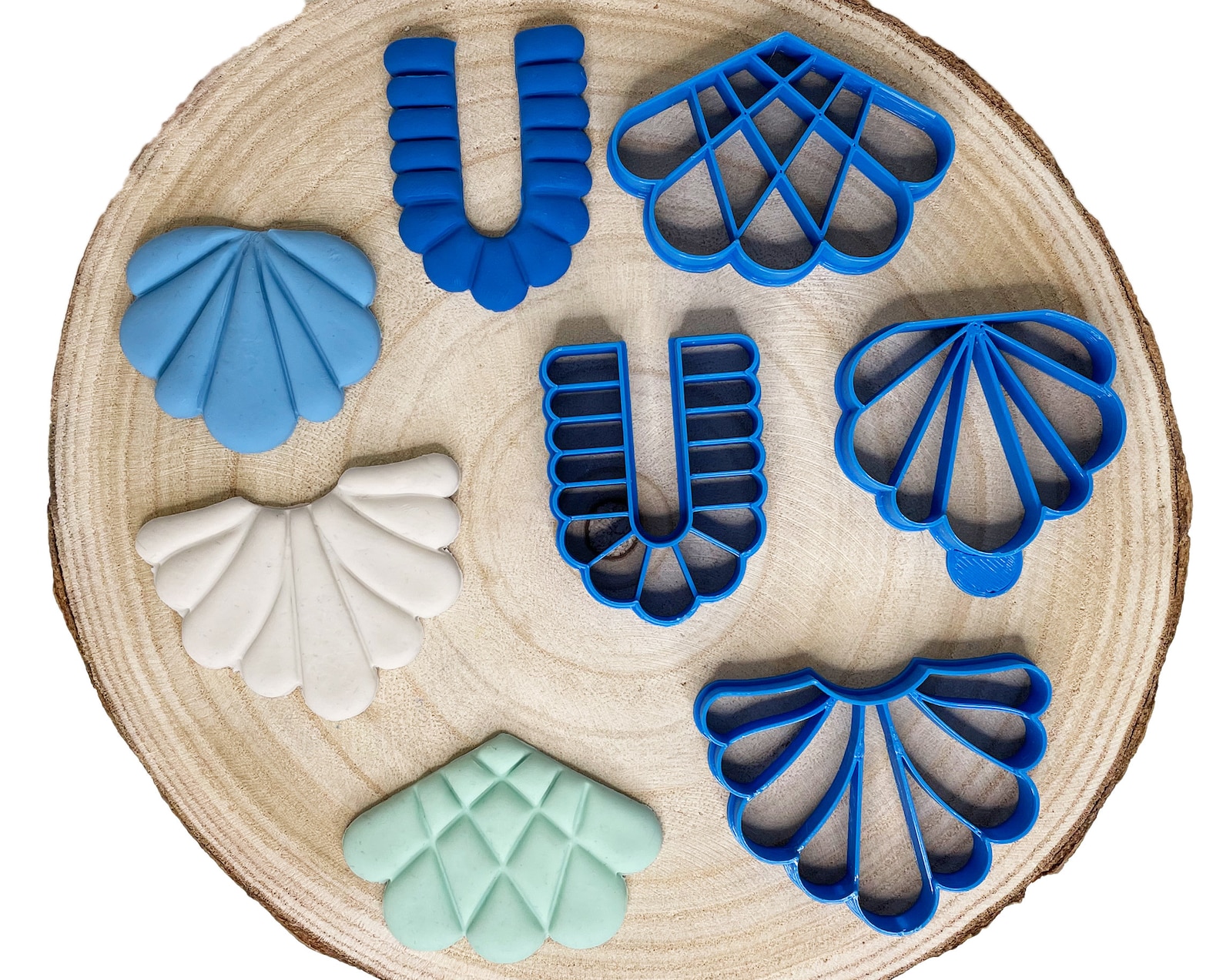 Polymer clay shape cutters BUNDLE Ceramic clay cutters set | Etsy