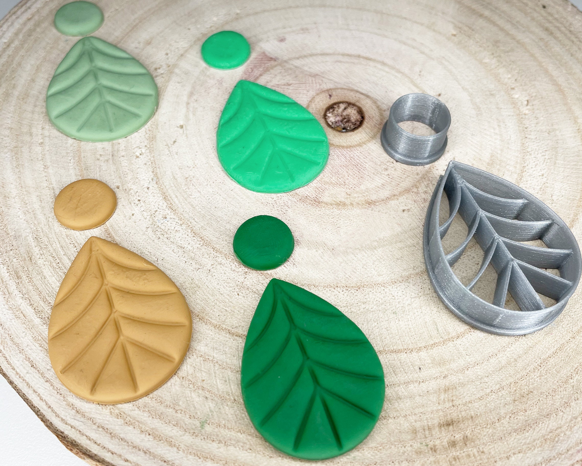 Leaf Polymer Clay Cutters cutter Earring cutters Polymer | Etsy