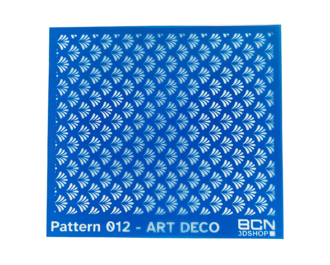 Art Deco Pattern Silk Screen for Polymer Clay - Etsy