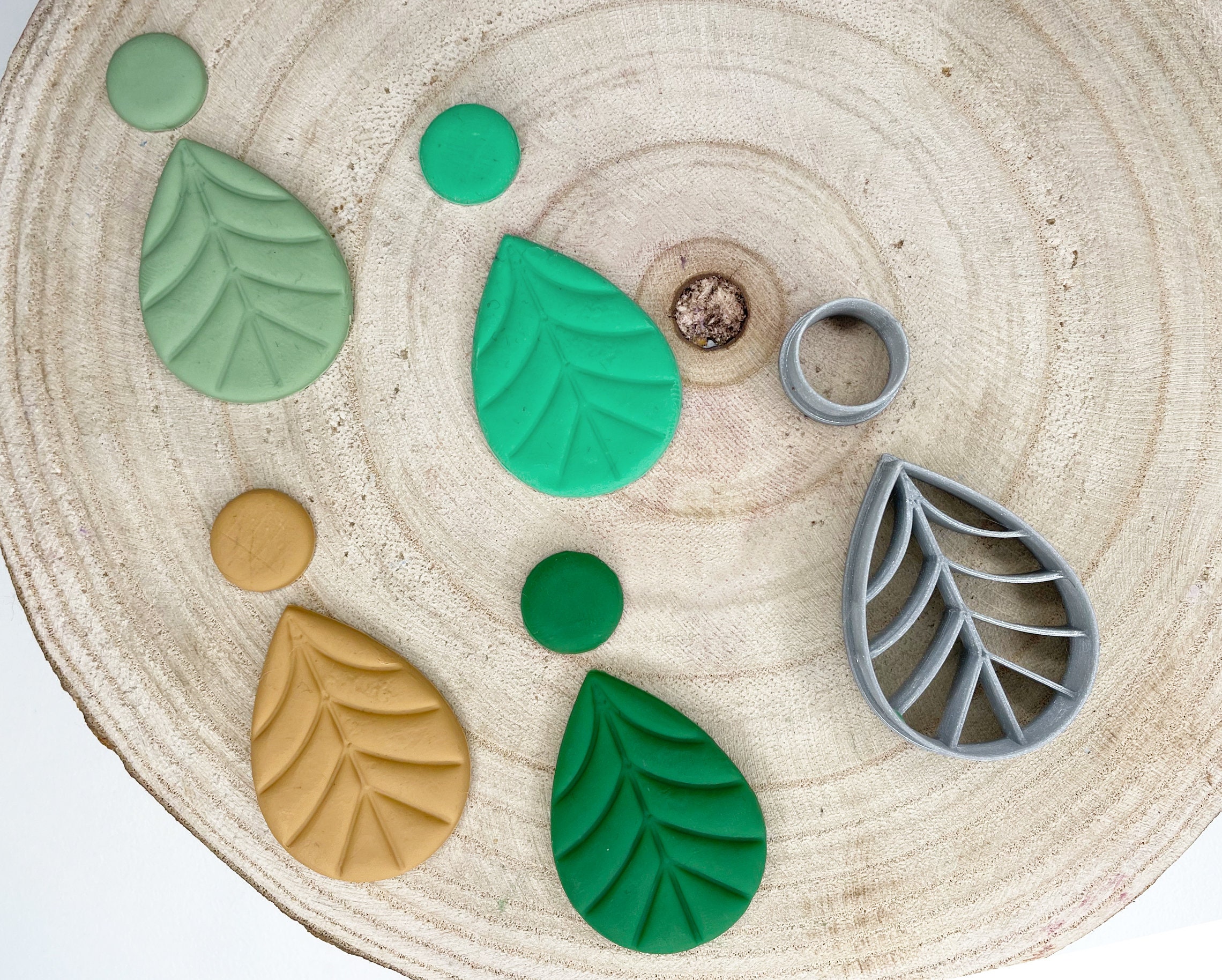 Leaf Polymer Clay Cutters cutter Earring cutters Polymer | Etsy