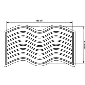 Polymer Clay Wavy Shape Cutter | Embossing Cutters | Stamp | Earring ...
