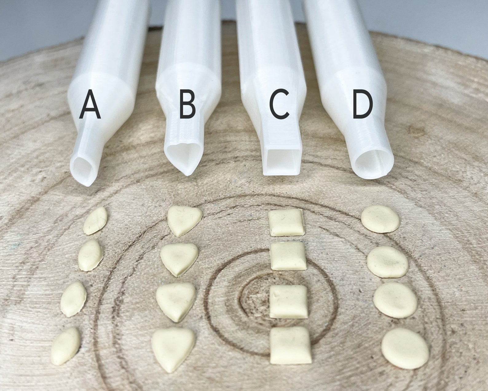 Micro Polymer Clay Cutter Set of 4 Easy Grip Small Polymer - Etsy