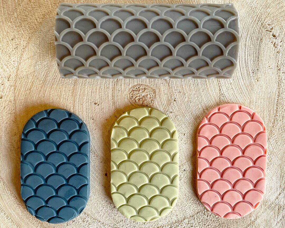 Polymer Clay Flower Fish Scales Roller | Polymer Clay Scales Roller ...