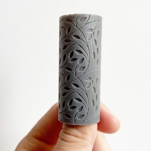 Polymer Clay Vines Texture Roller | Polymer Clay Patterns | Vine Texture | Polymer Clay Vines ...