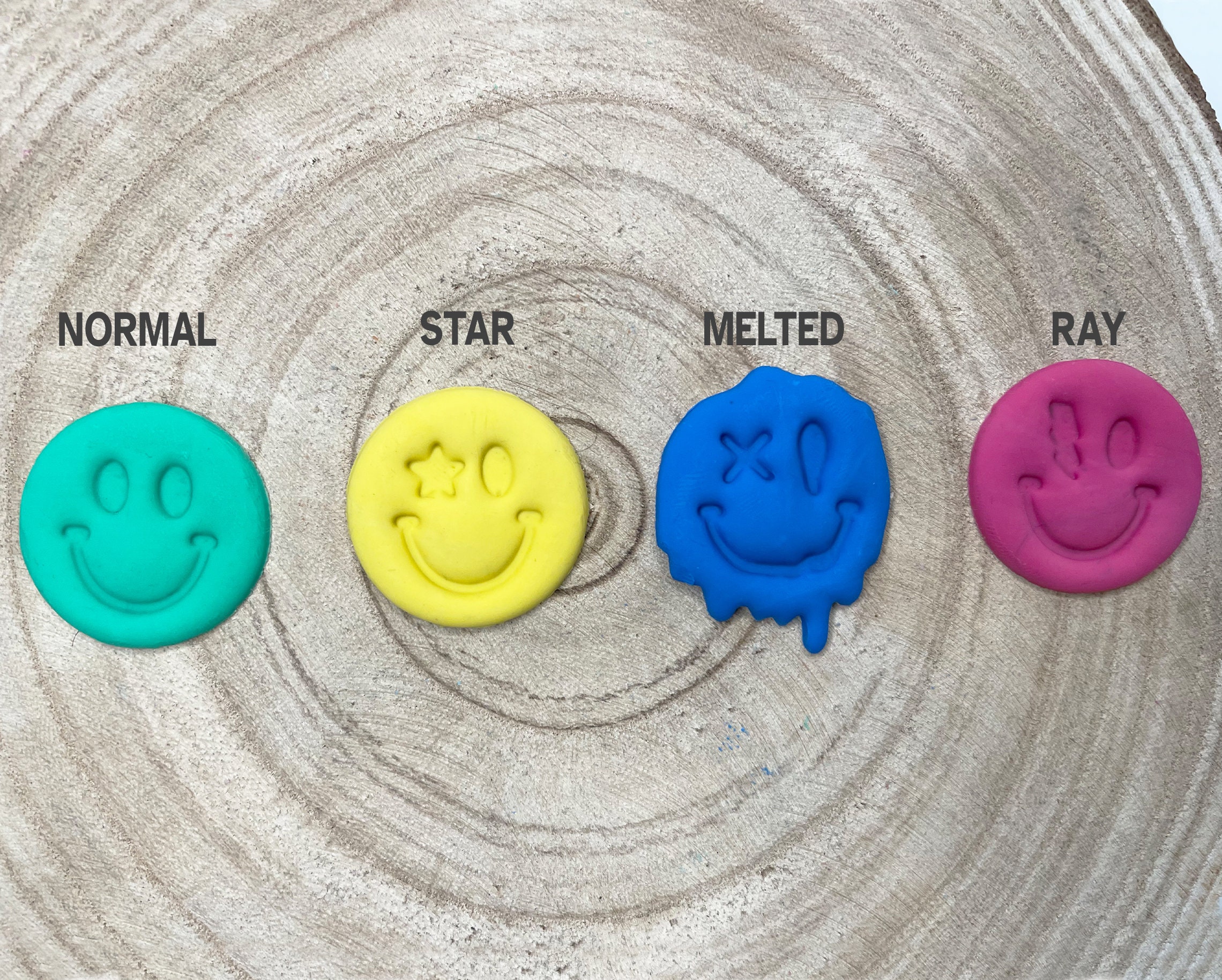 Smiley Face Polymer Clay Cutters Emoji Clay Cutters - Etsy