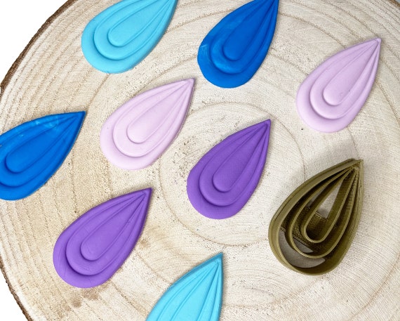 Elegant Drop Polymer Clay Cutter Ceramic Clay Cutters Set - Etsy