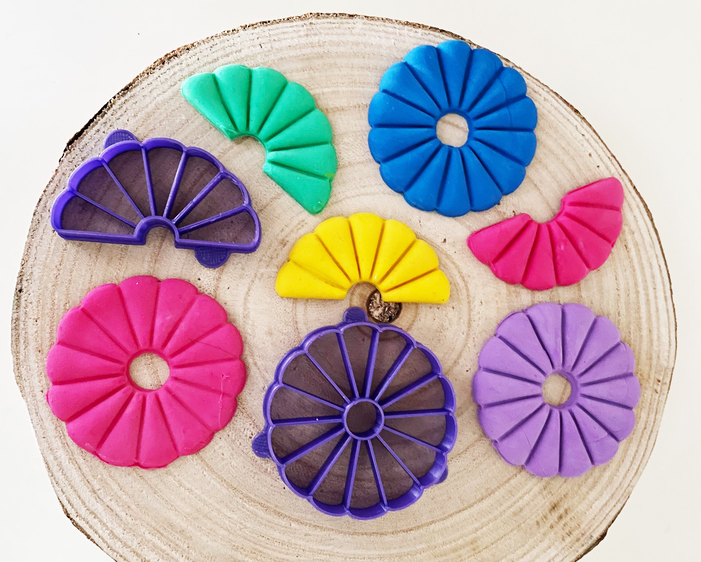 Daisy Polymer Clay Cutter Daisy Embossing Cutters Stamp | Etsy