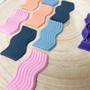 Polymer Clay Wavy Shape Cutter | Embossing Cutters | Stamp | Earring ...
