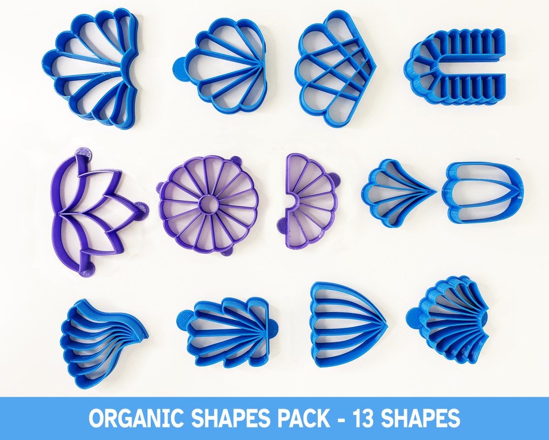 Polymer Clay Shape Cutters BUNDLE | Ceramic Clay Cutter Set | Clay ...