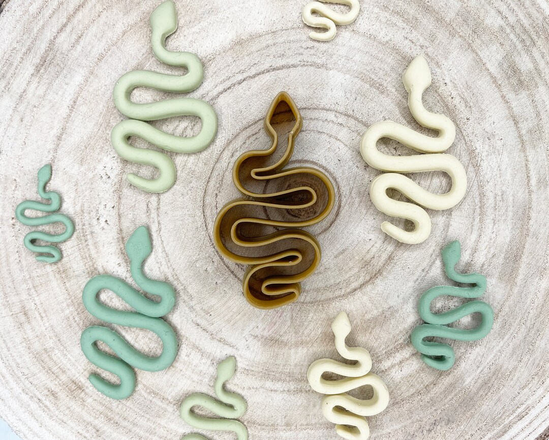 Snake Polymer Clay Cutter - Several Sizes - Fondant and Cookie Cutters ...