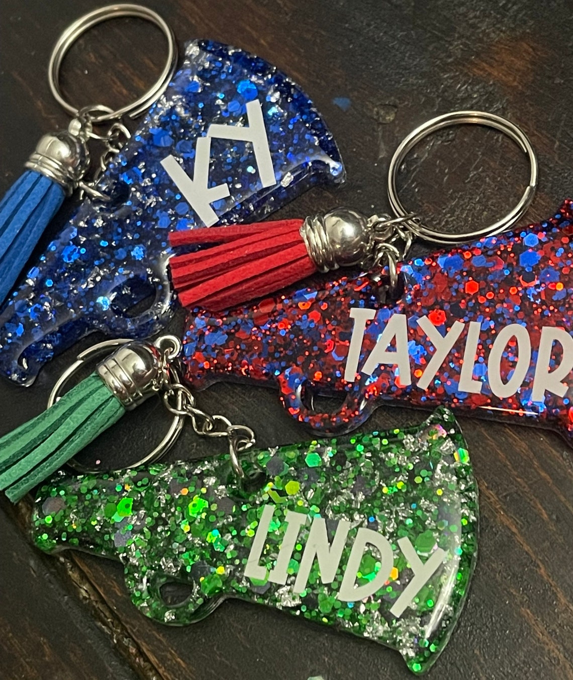 Cheer Keychain Personalized Custom - Etsy