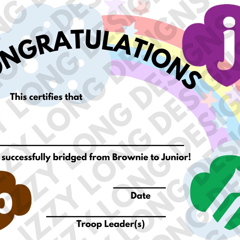 Girl Scout Bridging - Etsy
