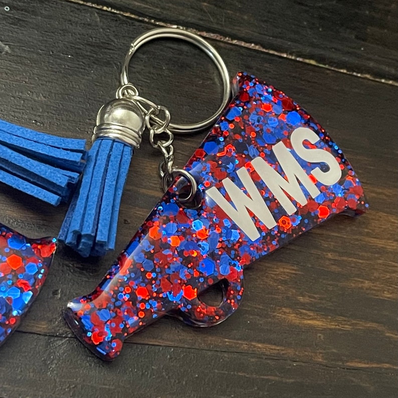 Cheer Keychain Personalized Custom | Etsy